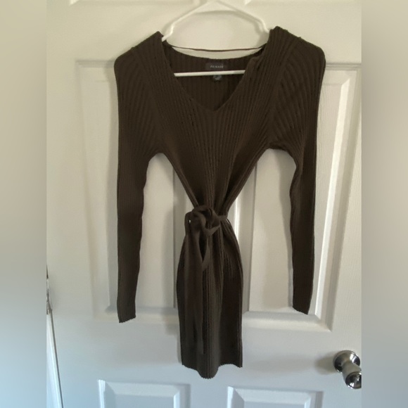 Primark | Dresses | Primark Olive Green Mini Sweater Dress Great ...